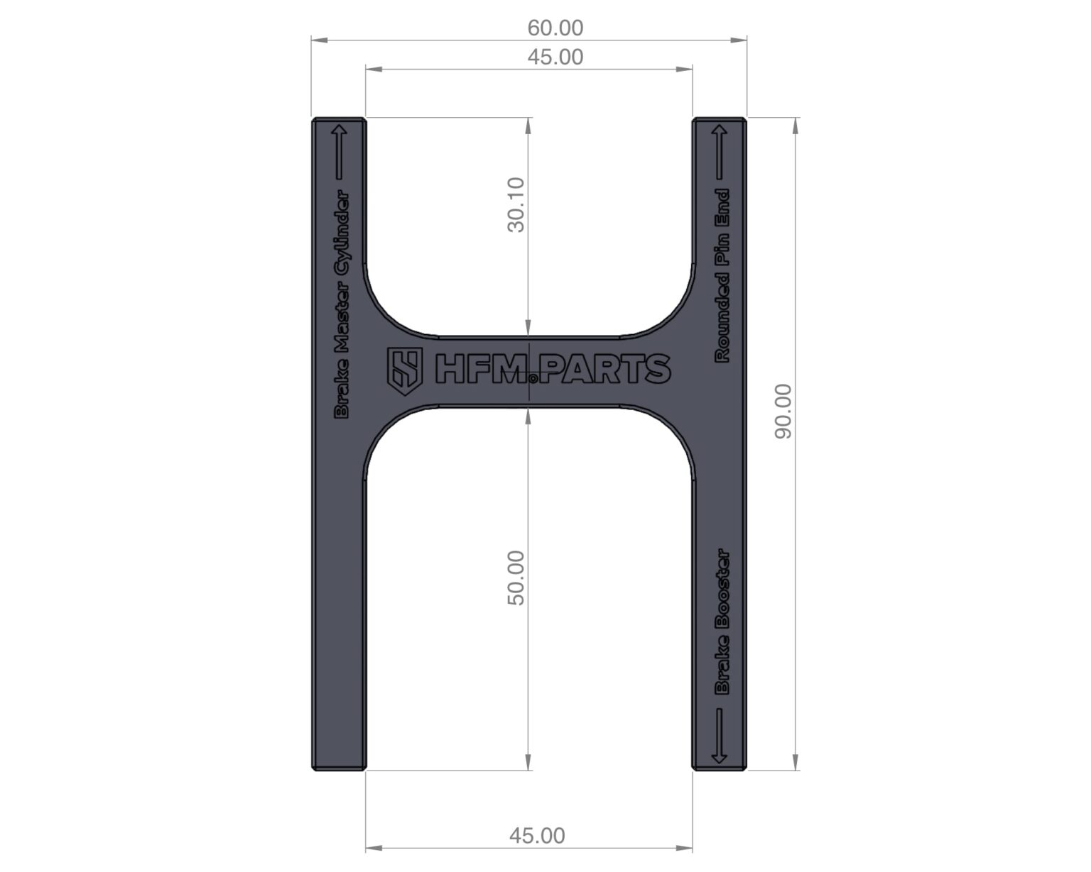 Brake Booster Push Rod Adjusting Tool | HFM.Parts
